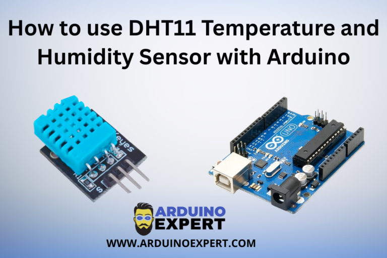 How To Use Dht11 Temperature And Humidity Sensor With Arduino Arduino Expert