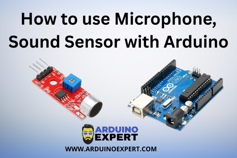 How To Use A Microphone Sound Sensor With Arduino Arduino Expert