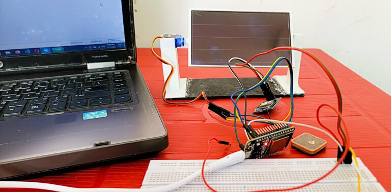 Automatic Solar Tracker With GPS, ESP32 and Without LDR Sensors ...