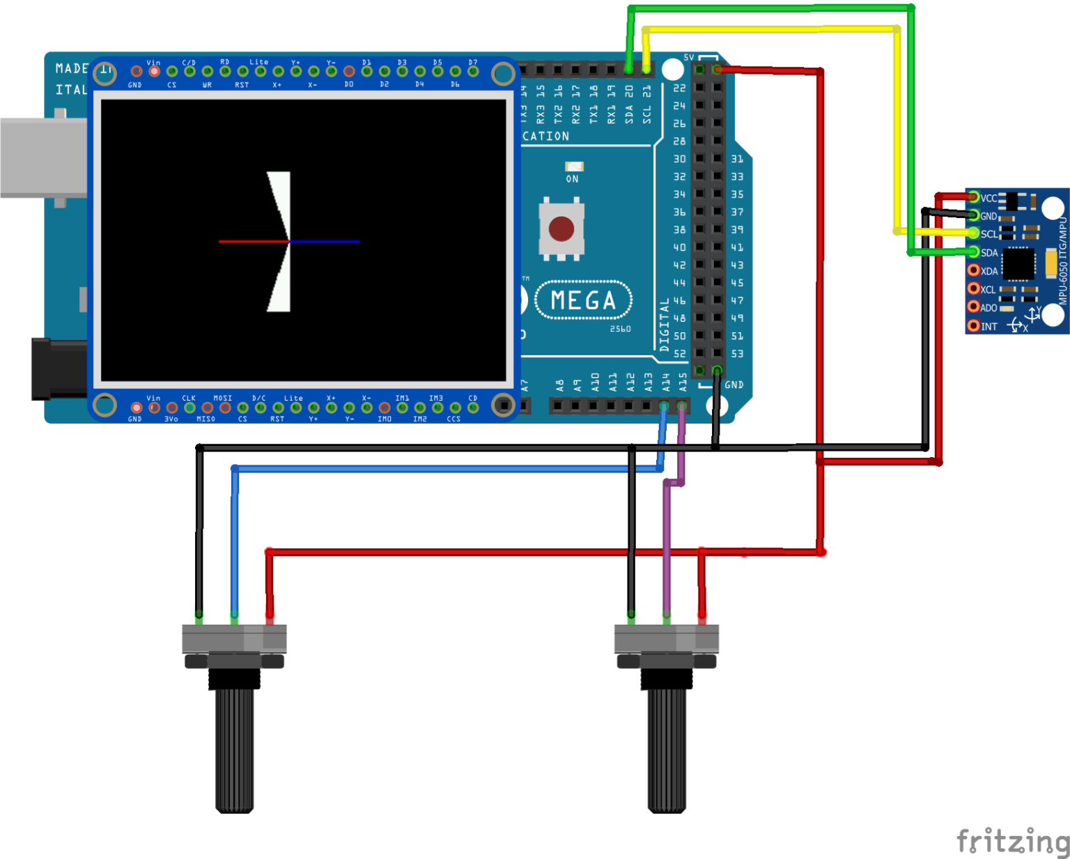 Airplane Flight Simulation System Using Arduino, MPU6050 & TFT Display ...