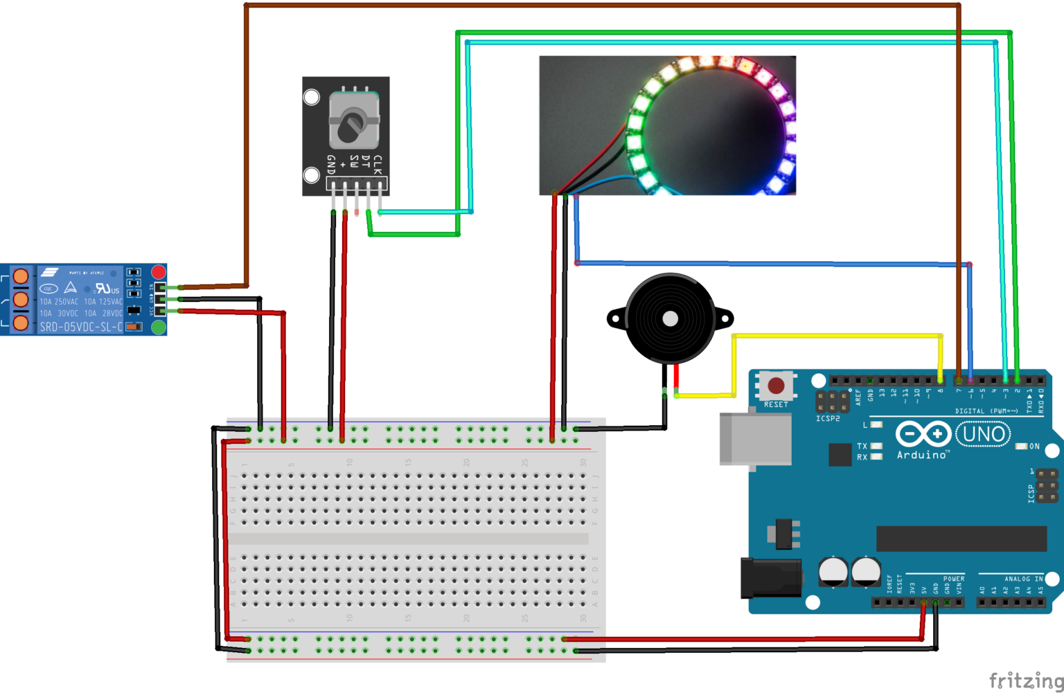 Rotary Encoder NeoPixel Puzzle Game Using Arduino - Arduino Expert