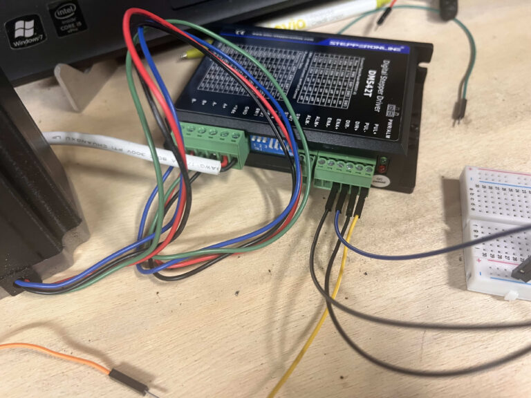 How to Control NEMA 23 Stepper Motor with DM542 Driver and Push Buttons ...