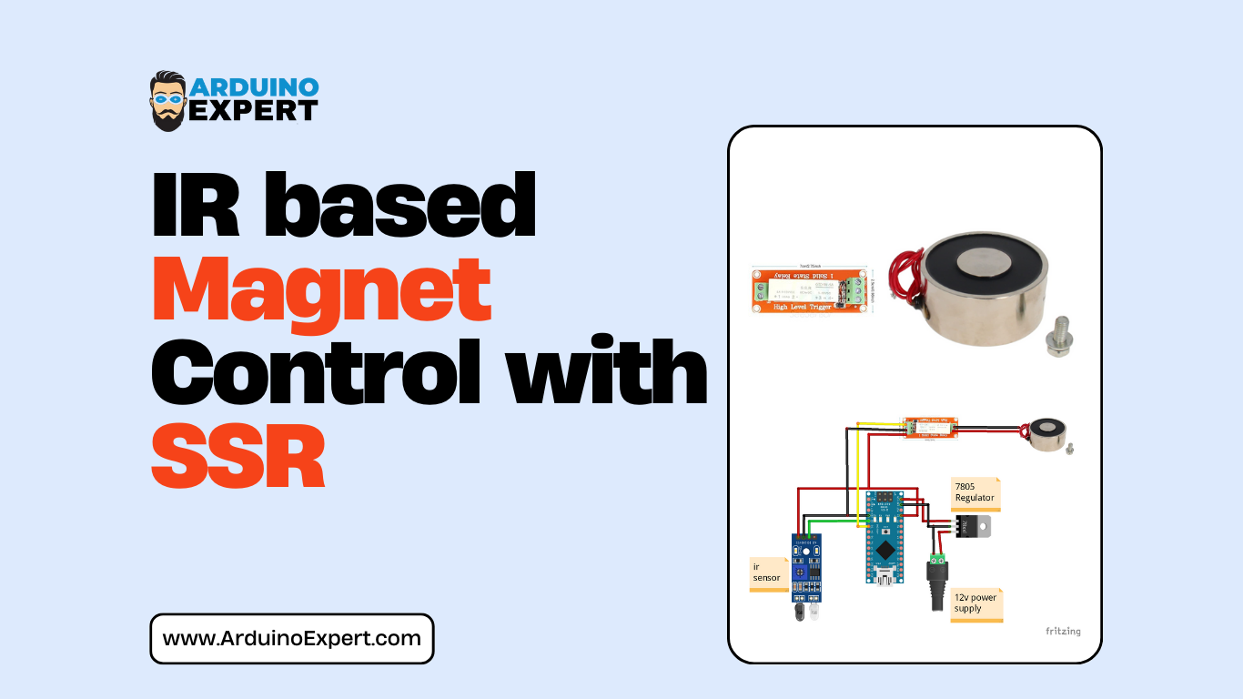 IR Sensor Magnet Control with Arduino Nano - Arduino Expert