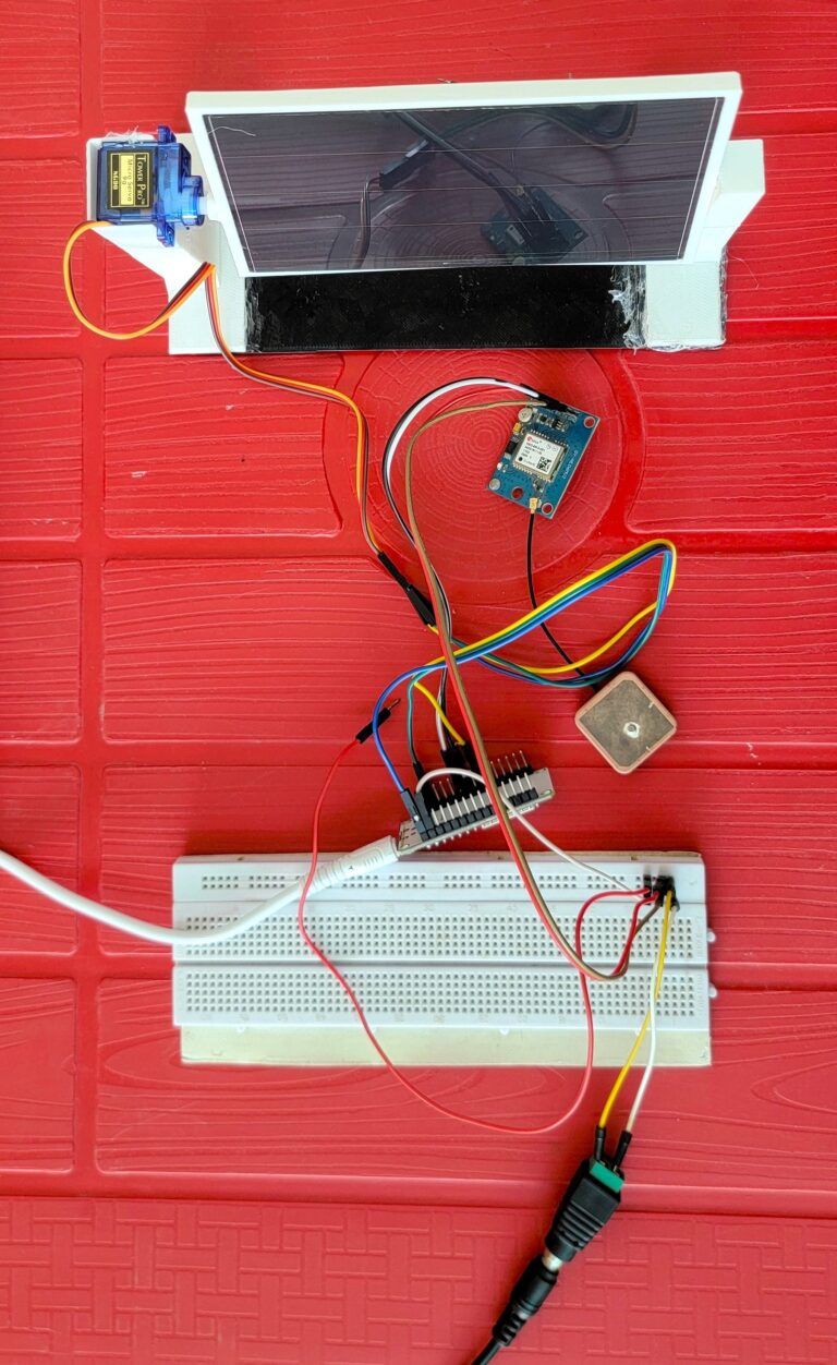 Automatic Solar Tracker With GPS, ESP32 and Without LDR Sensors - Arduino Expert