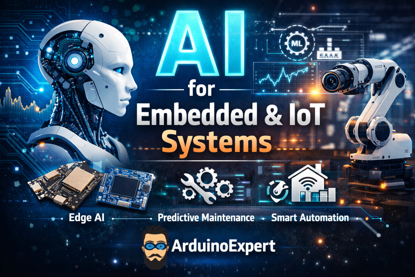 AI & Intelligent Systems for Embedded, IoT & Automation - Arduino Expert