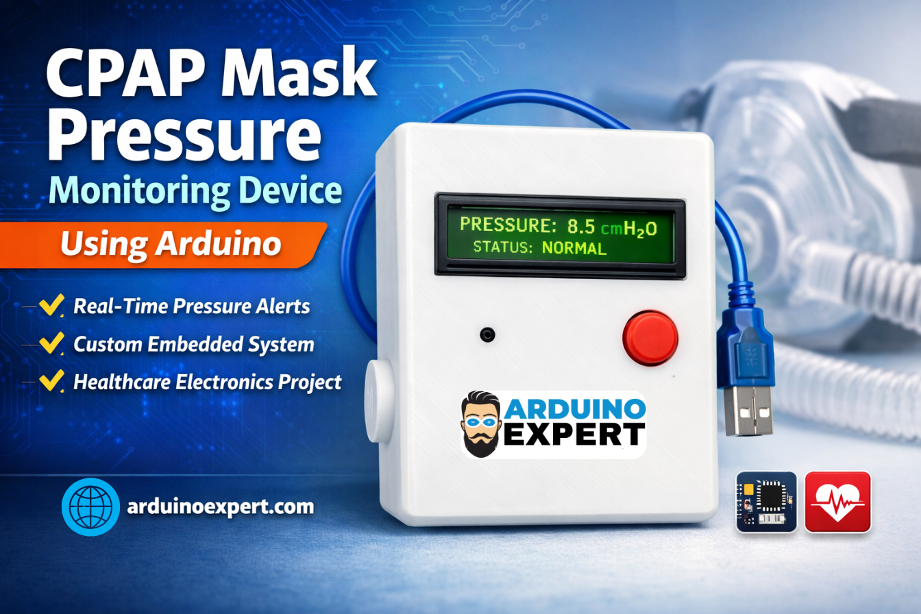 CPAP Mask Pressure Monitoring Device Using Arduino – Custom Embedded ...