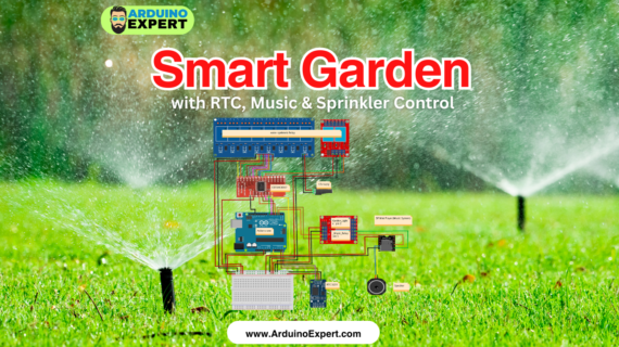 Arduino Smart Garden System || Irrigation, Sprinklers, Lighting, Music ...